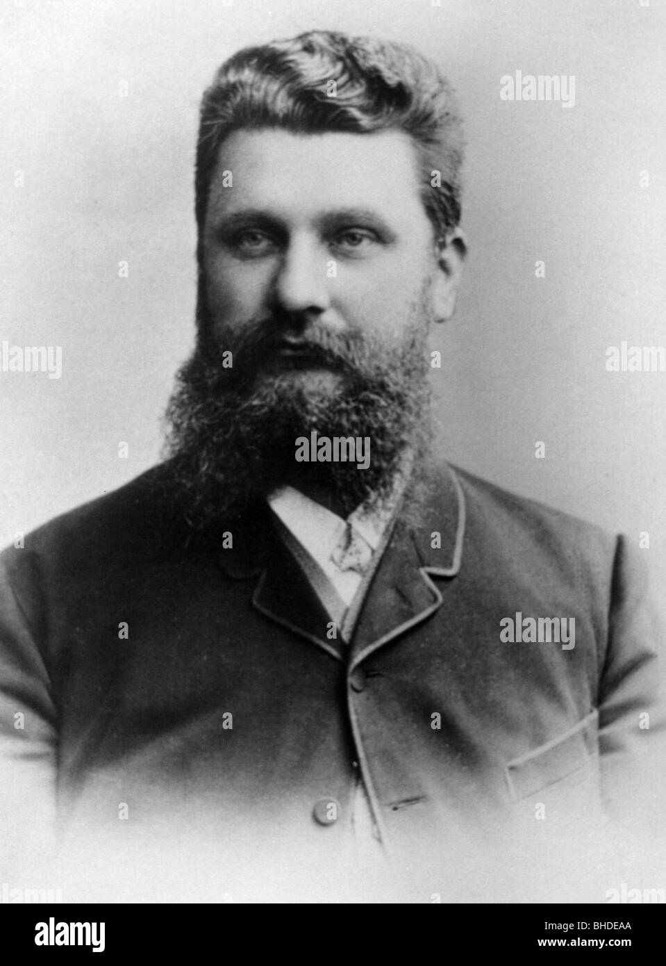 Henkel, Fritz 20.3.1848 - 1.3.1930, German industrialist, portrait ...