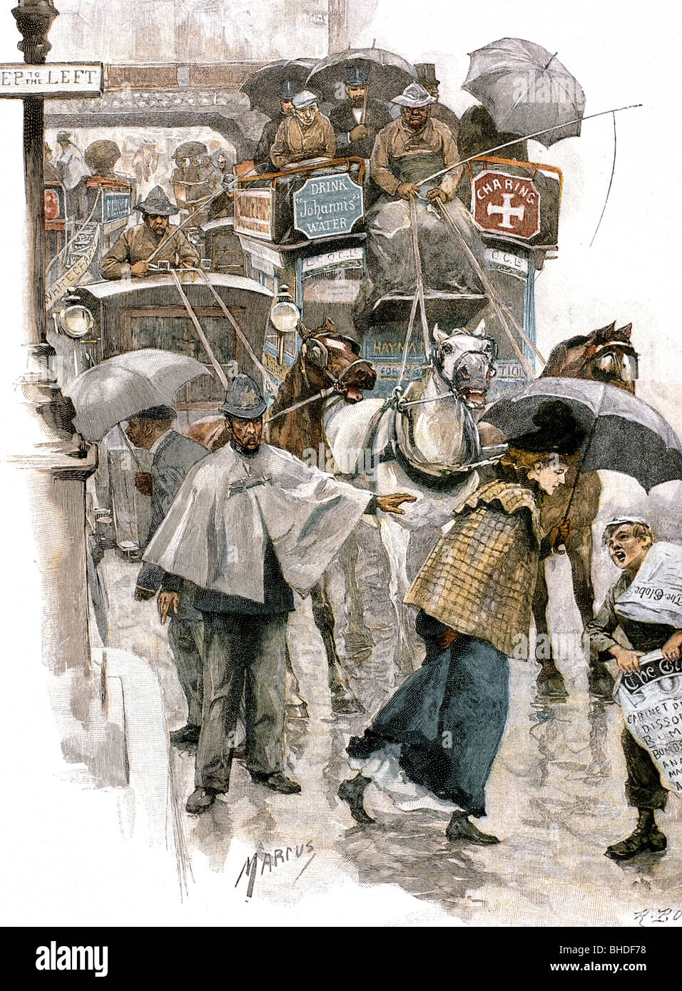 Historic london 1890s hi-res stock photography and images - Alamy