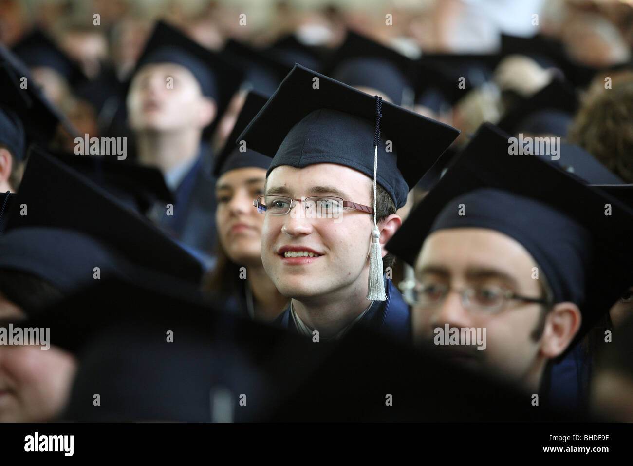 Graduation ceremony at the Jacobs University Bremen, Germany Stock ...