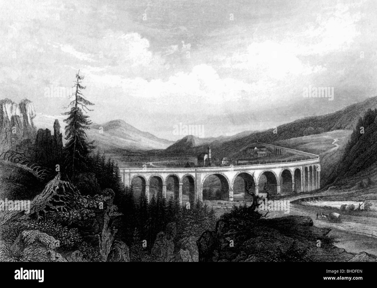geography / travel, Austria, transport / transportation, railway ...