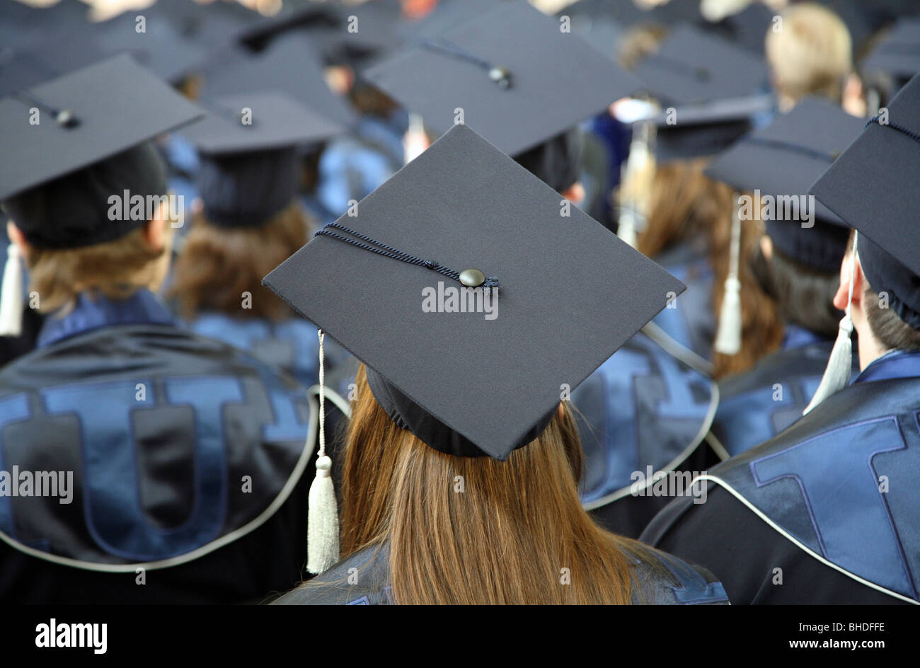 Graduation ceremony at the Jacobs University Bremen, Germany Stock ...