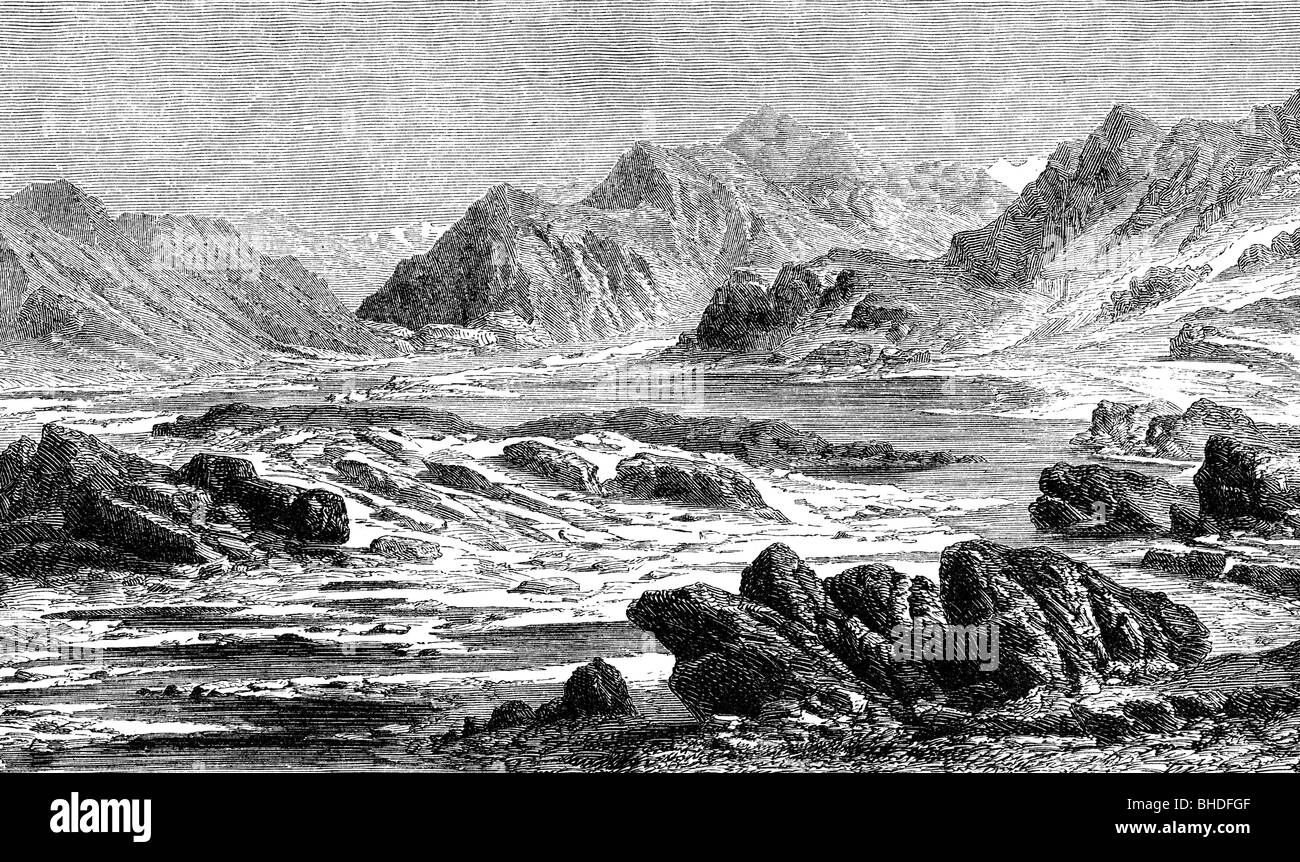 Landscape Wood Engraving