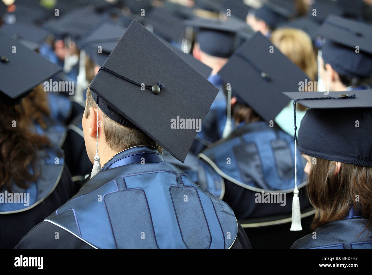 Graduation ceremony at the Jacobs University Bremen, Germany Stock ...