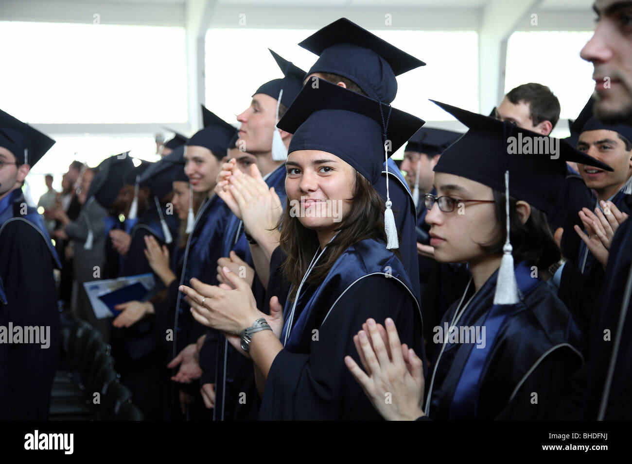 Graduation ceremony at the Jacobs University Bremen, Germany Stock ...