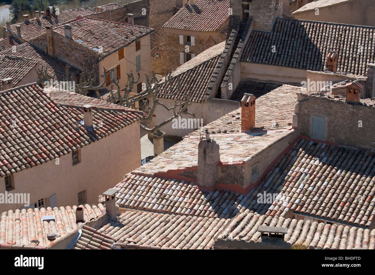Village, Barroux, Vaucluse, Provence, France Stock Photo - Alamy