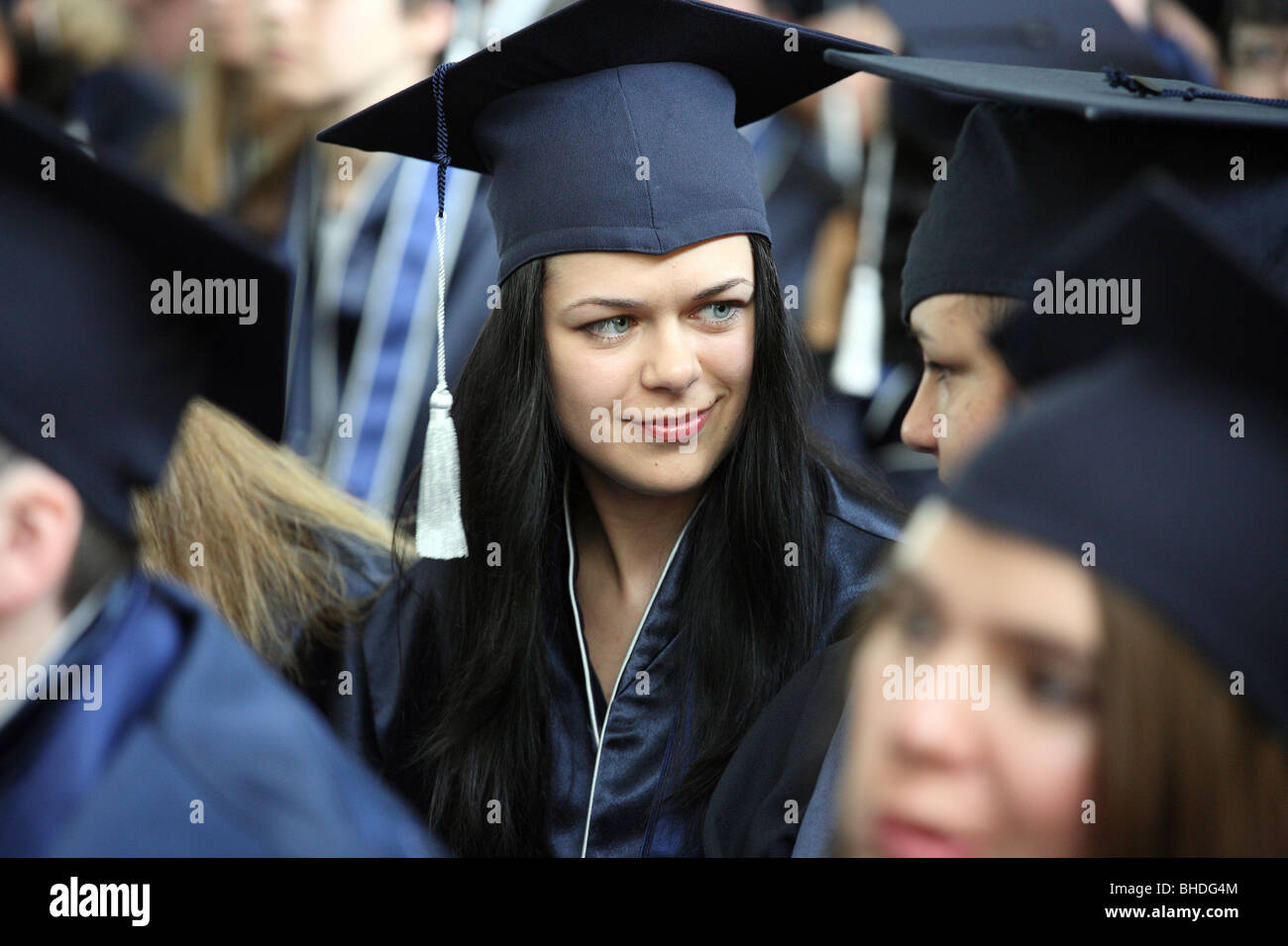 Graduation ceremony at the Jacobs University Bremen, Germany Stock ...