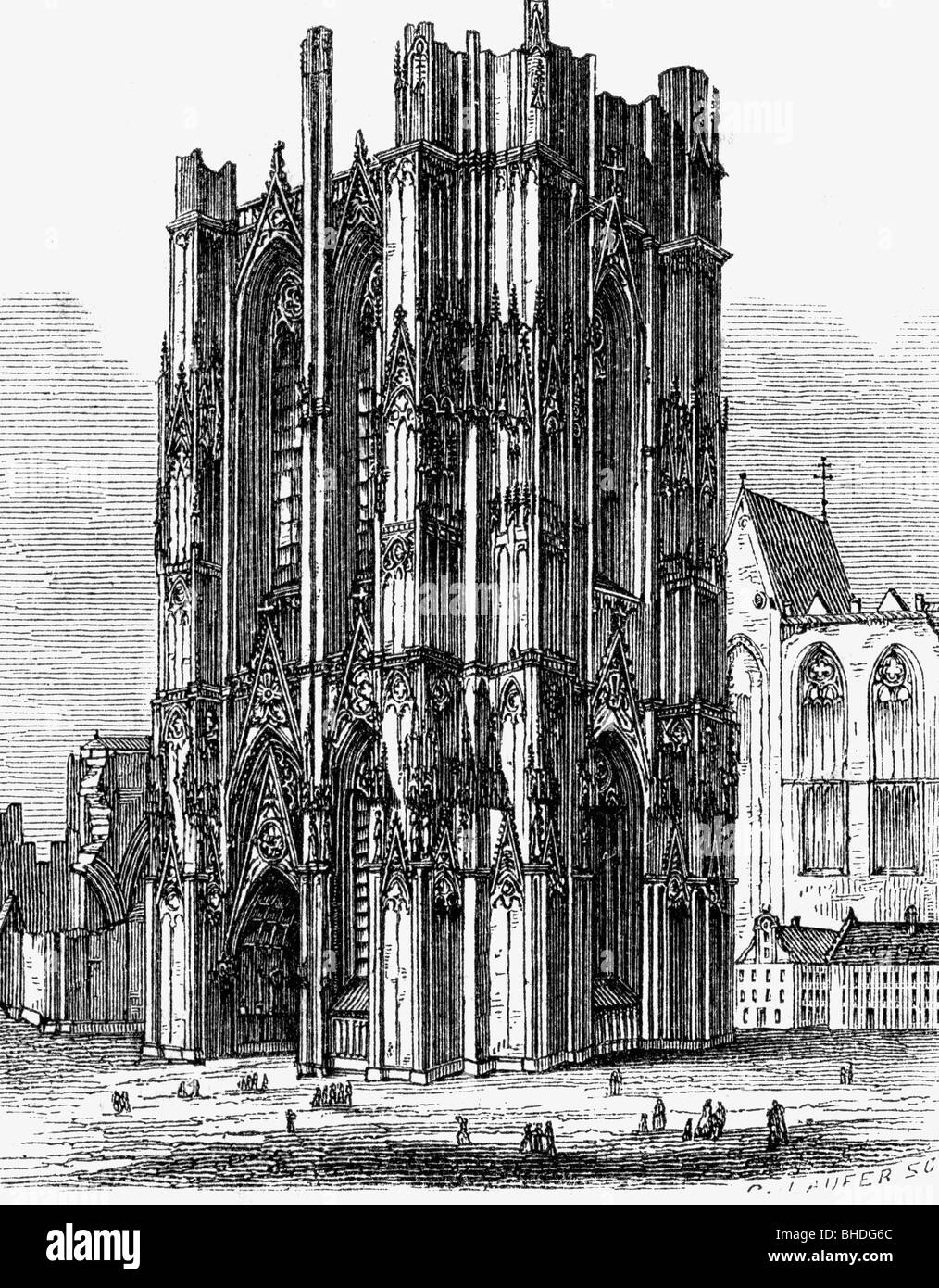 Cologne cathedral 19th century hi-res stock photography and images - Alamy