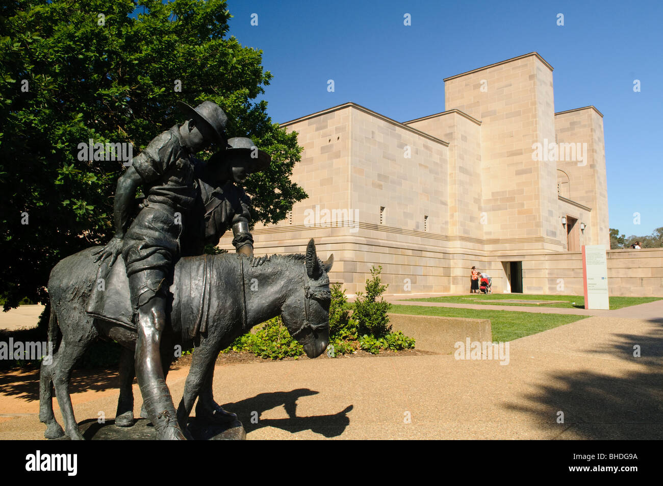 Simpson And His Donkey Statue Canberra Australia // CANBERRA, Australia ...