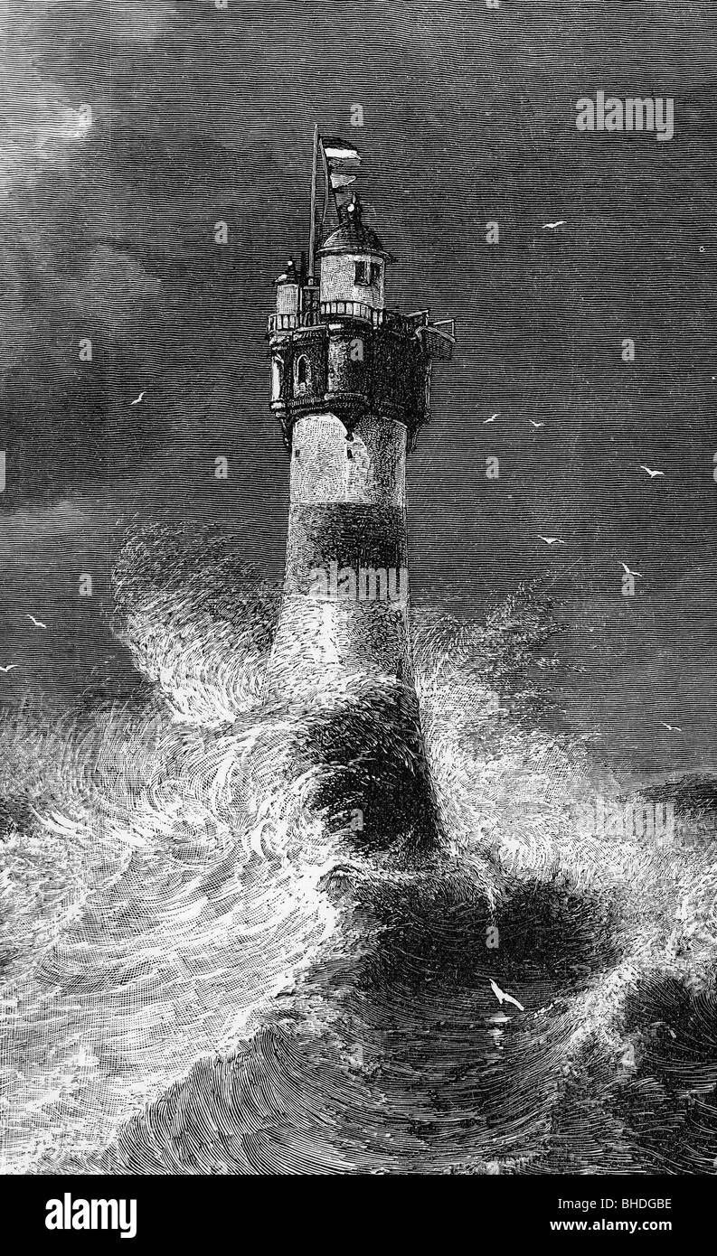 Lighthouse roter sand hi-res stock photography and images - Alamy