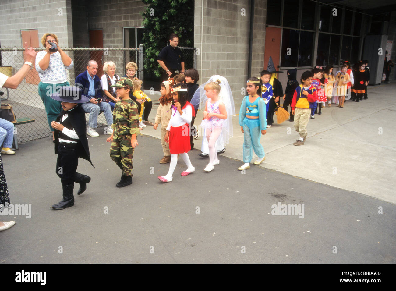 school costume halloween parade show dress up fun holiday event Stock ...