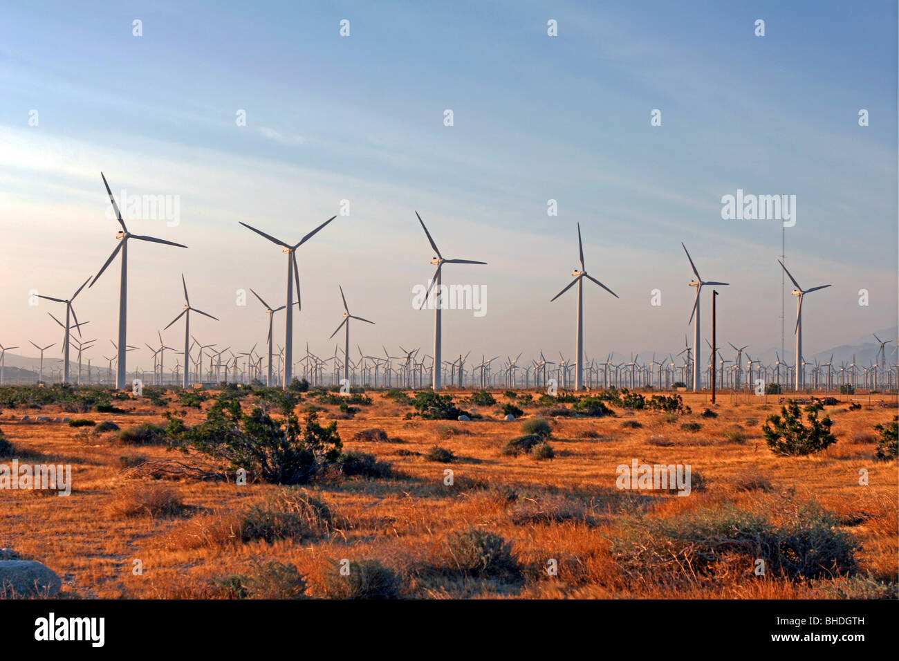 Wind turbine wind farm Stock Photo - Alamy