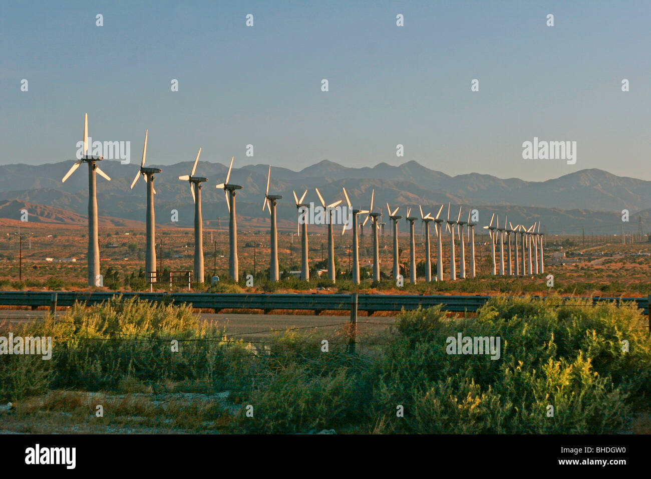Wind turbine wind farm Stock Photo - Alamy