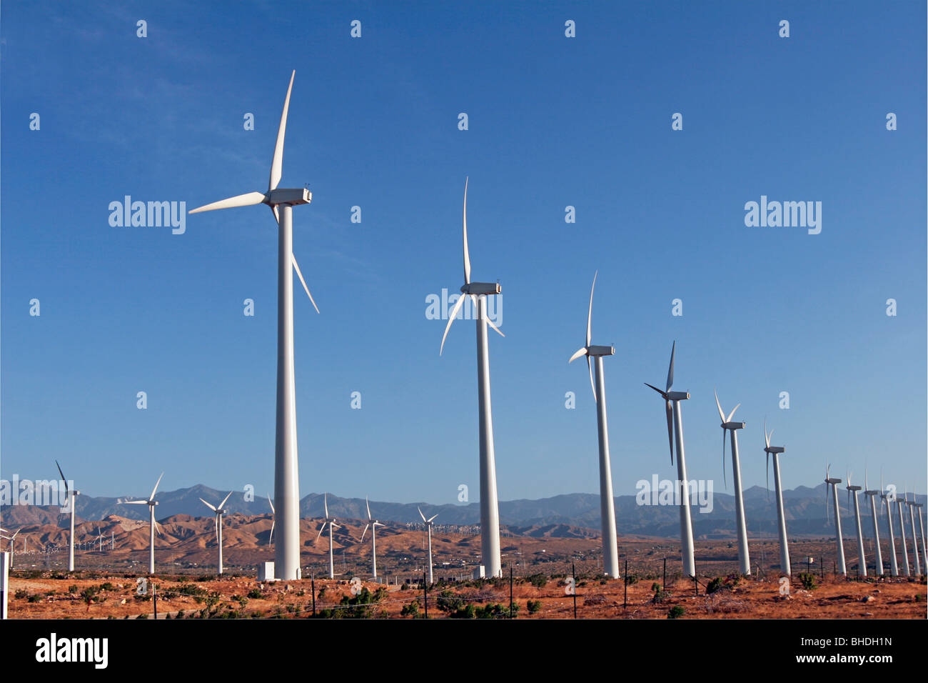 Wind turbine wind farm Stock Photo - Alamy