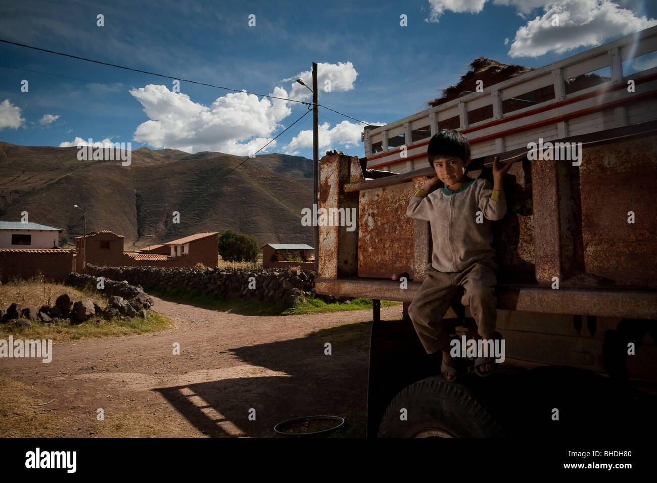 Indigenous child truck hi-res stock photography and images - Alamy