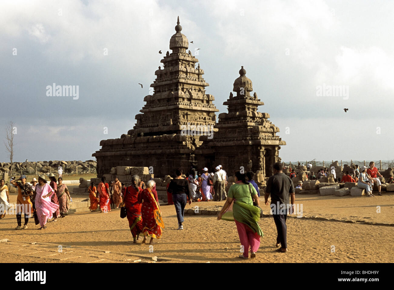 Shore temple in Mahabalipuram;Mamallapuram near Chennai, Tamil Nadu ...