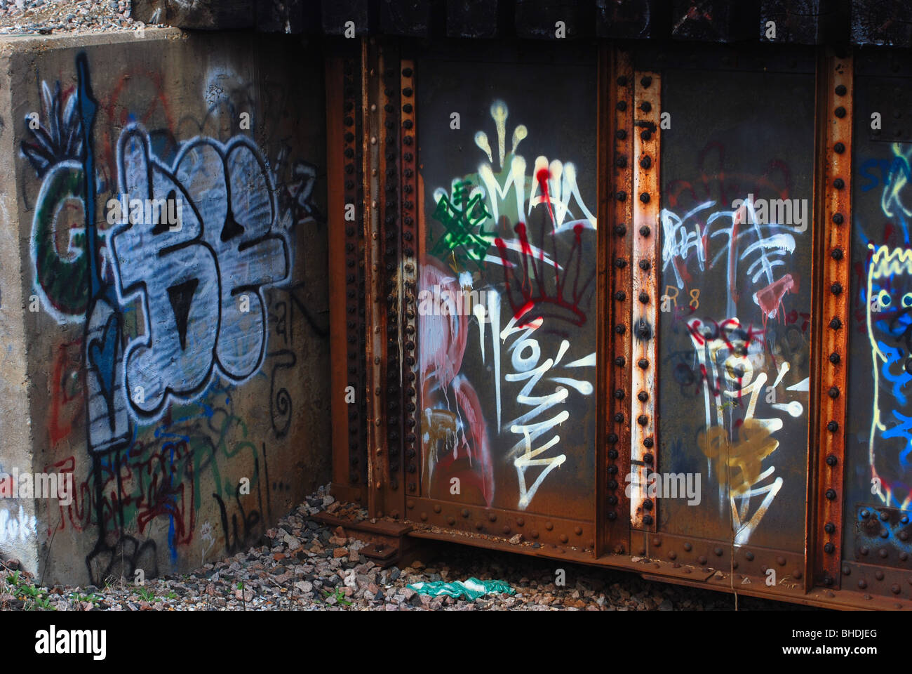 Graffiti gang markings hi-res stock photography and images - Alamy