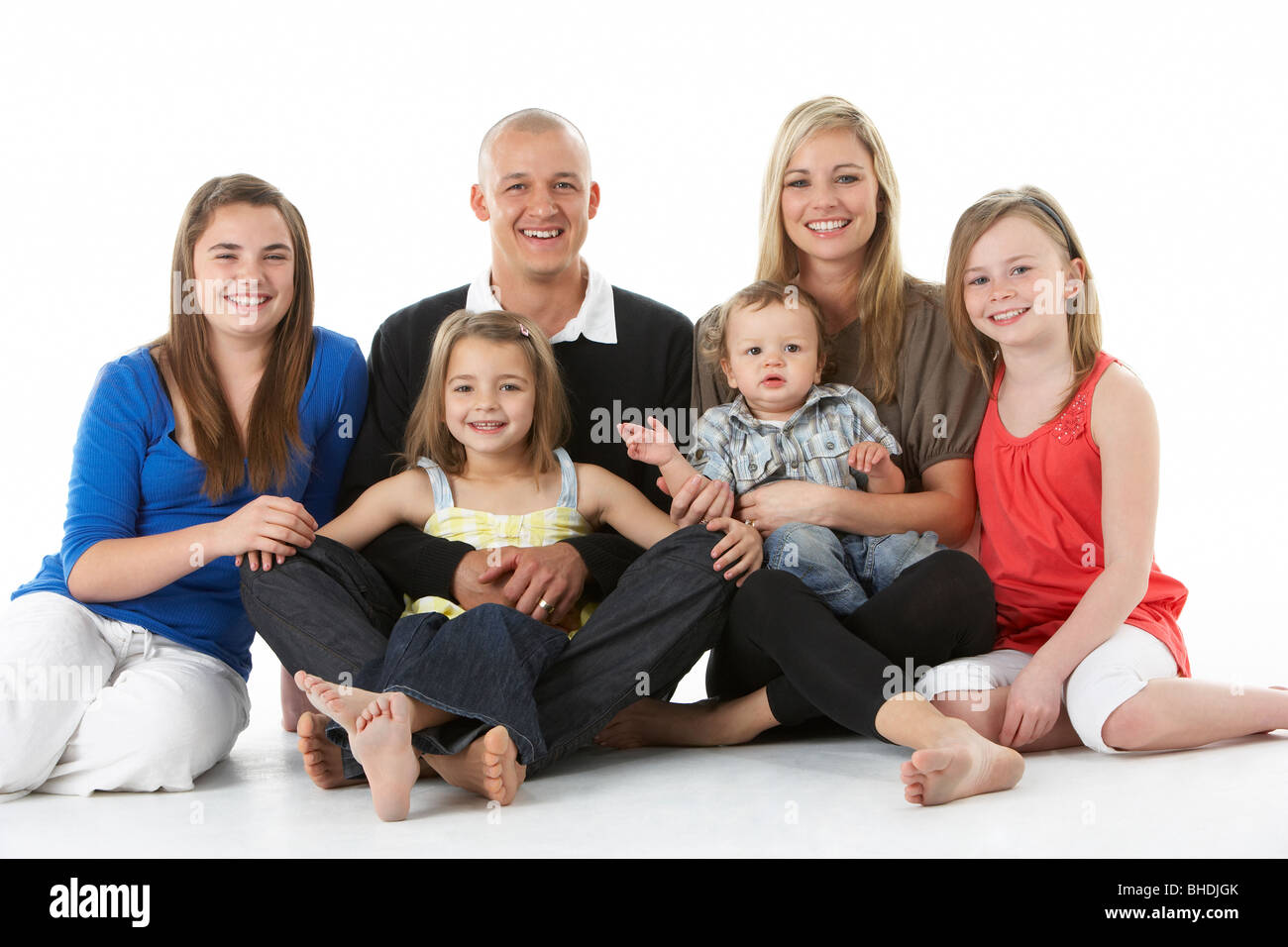 Family portrait studio hi-res stock photography and images - Alamy