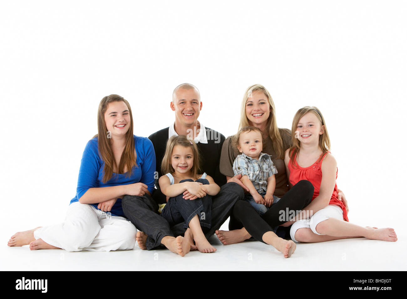 Family portrait studio hi-res stock photography and images - Alamy
