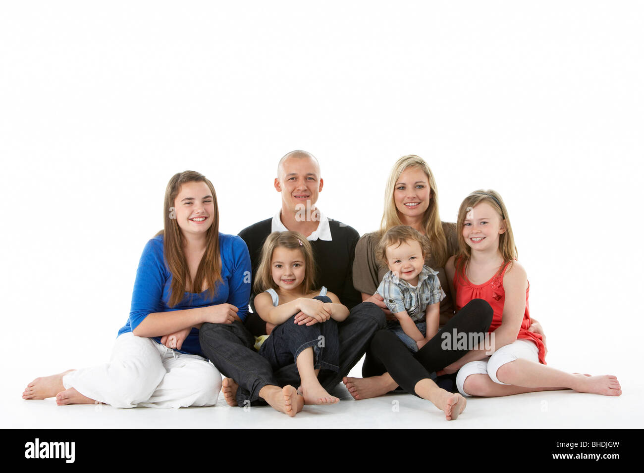 Family portrait studio hi-res stock photography and images - Alamy