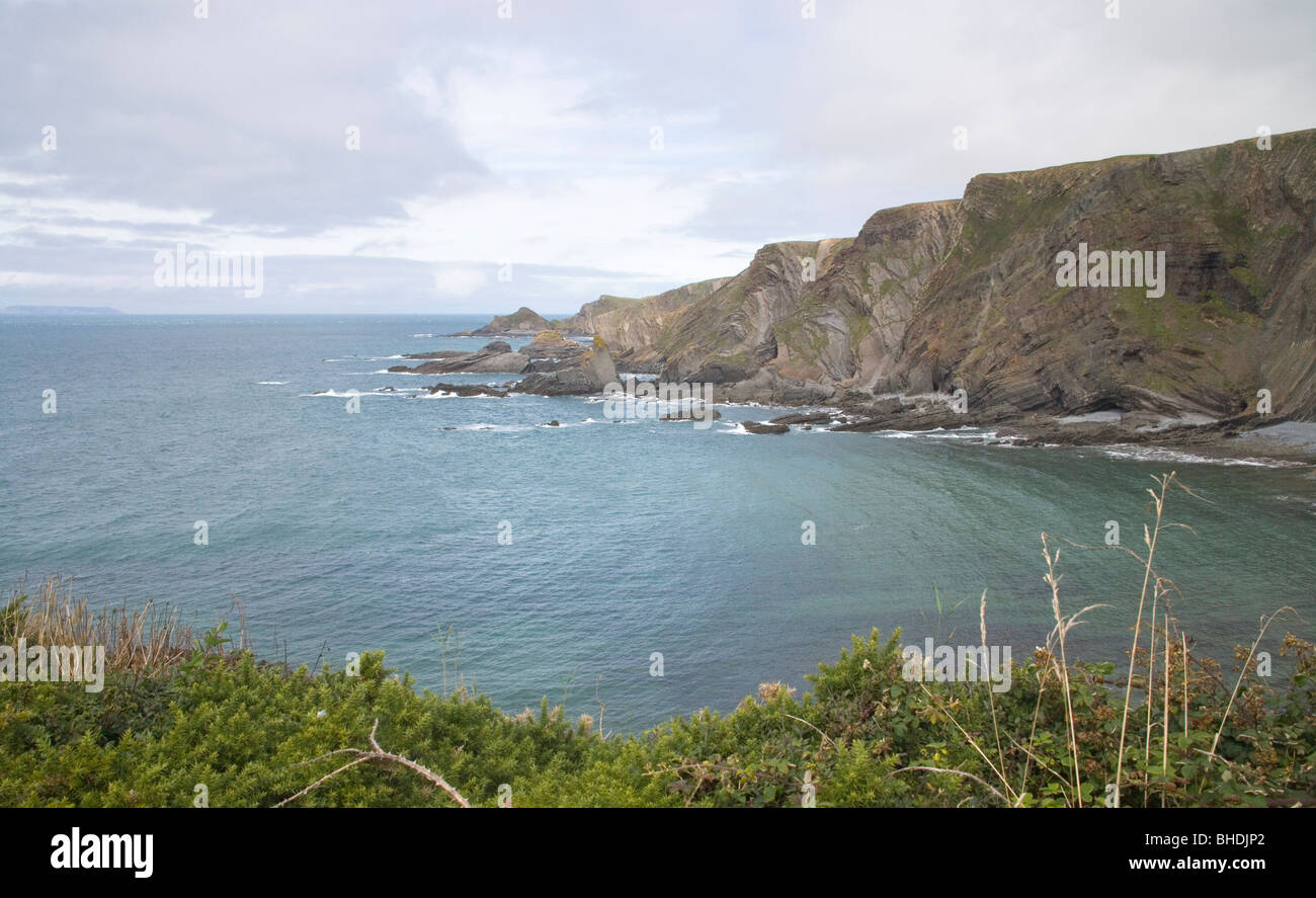 Hartland point cliffs hi-res stock photography and images - Alamy