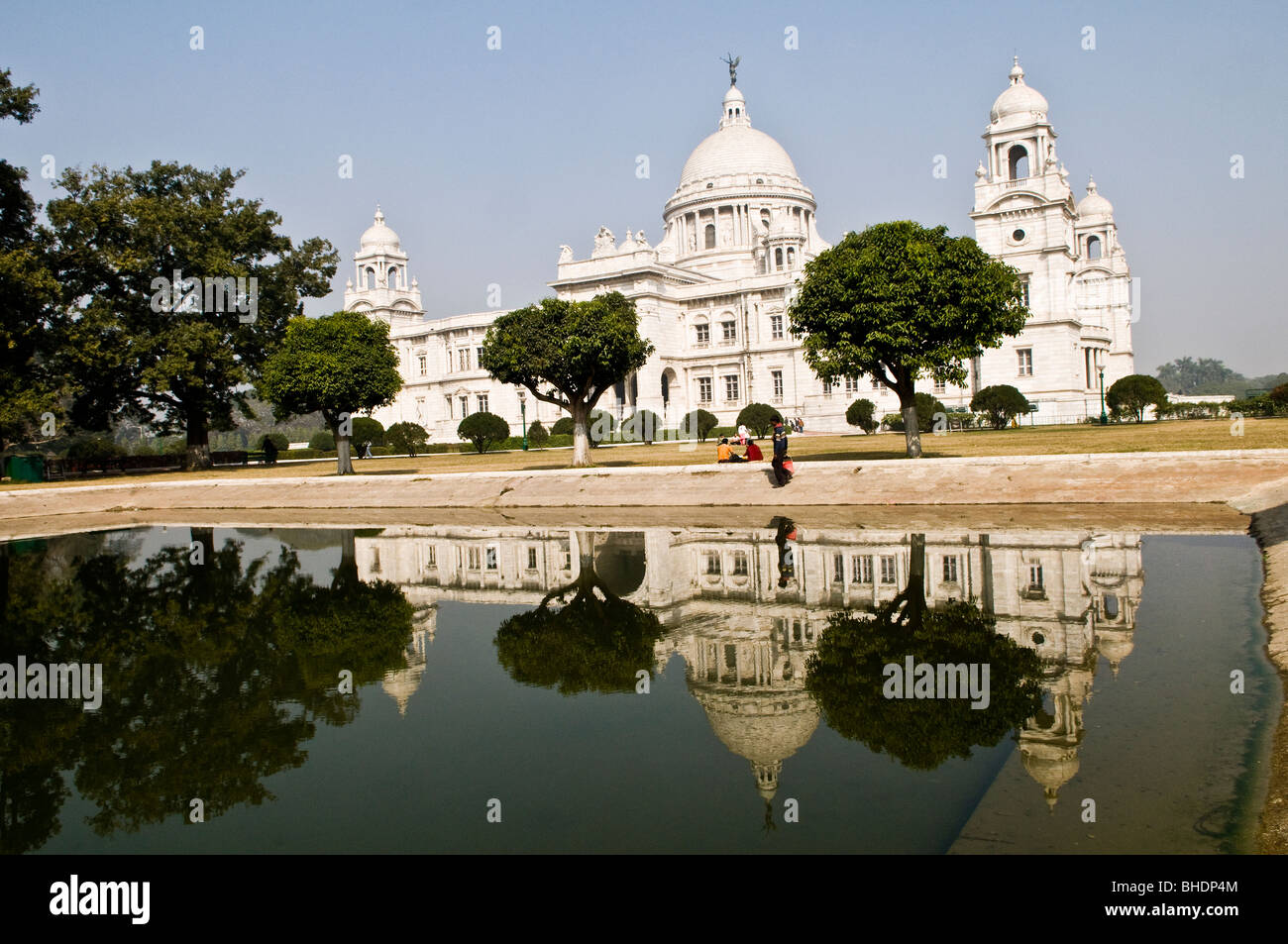 The beautiful Victoria memorial building is a major landmark in ...