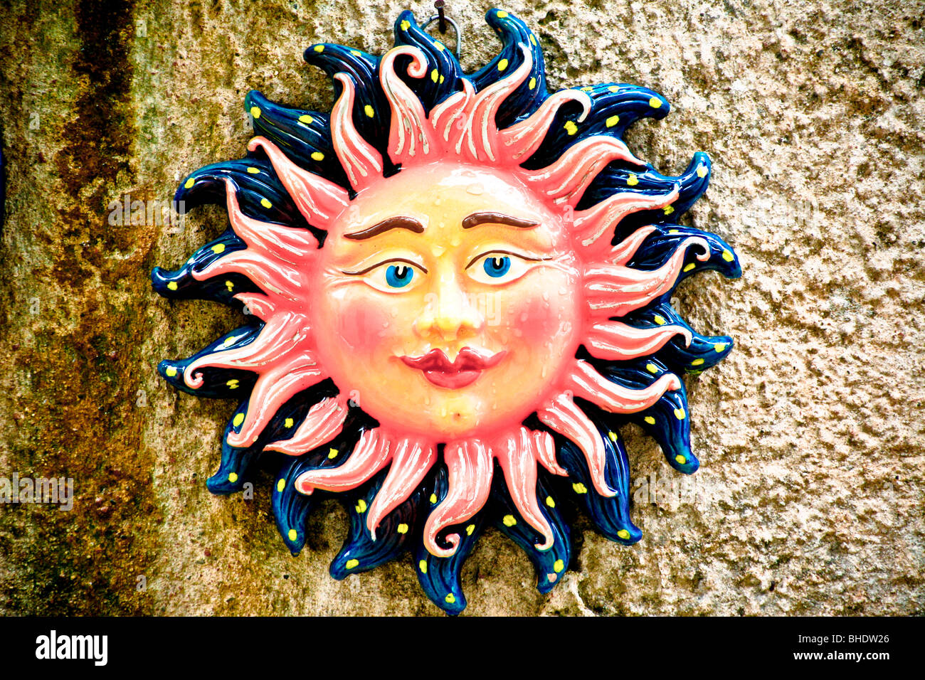 Ceramic sun face hi-res stock photography and images - Alamy