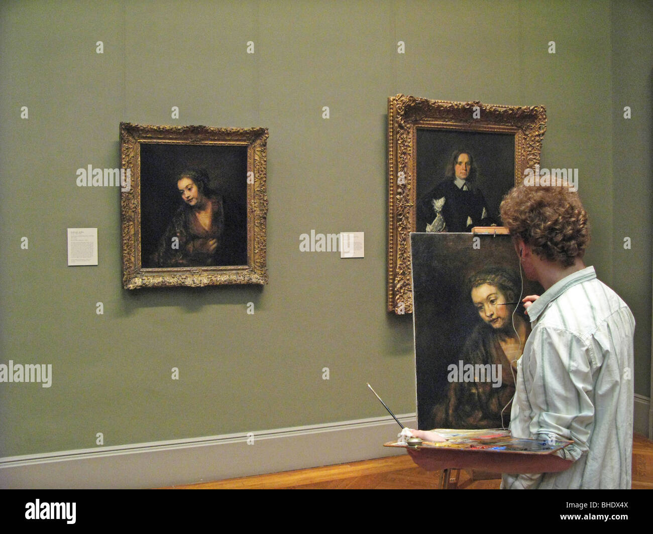 Lesson and oil painting hi-res stock photography and images - Alamy