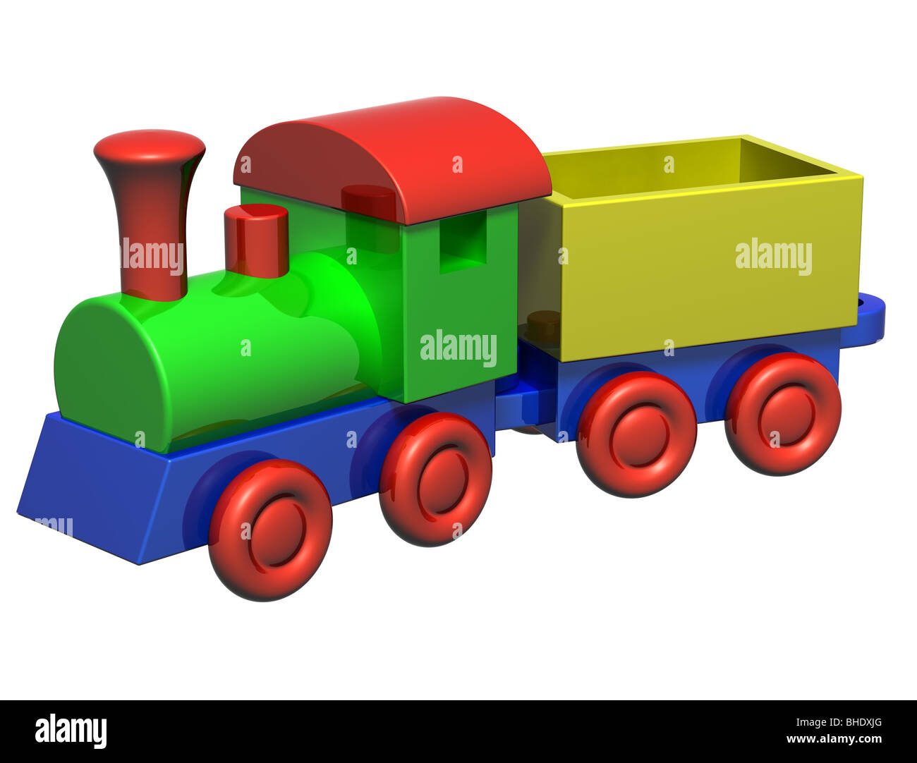 Wooden Toy Train Clipart