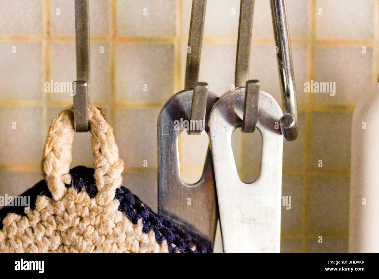 Kitchen hooks hi-res stock photography and images - Alamy