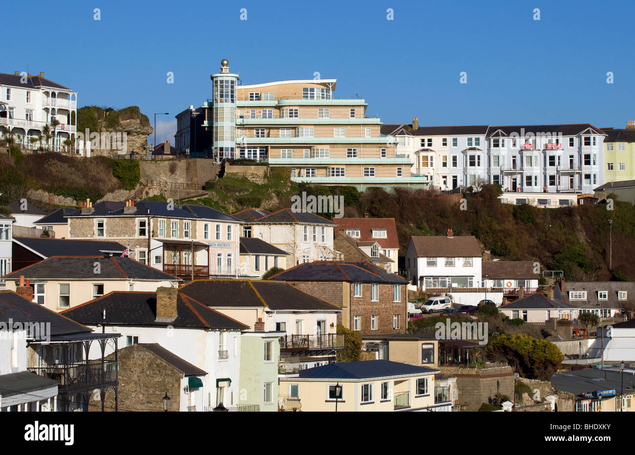 Ventnor, Victorian Housing, Isle of Wight, England, UK, GB Stock Photo ...