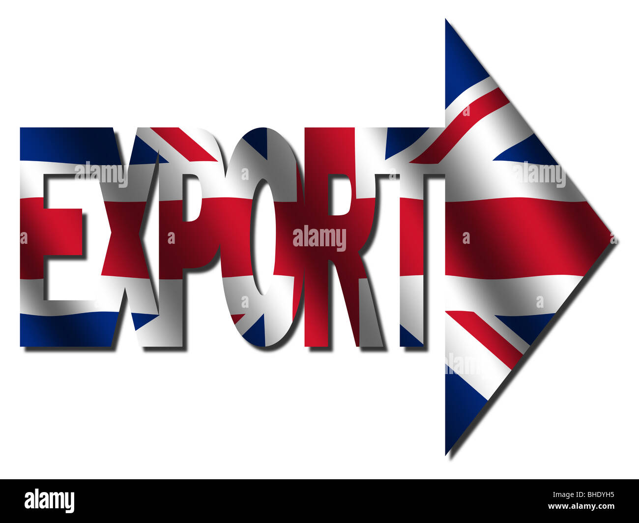 British goods illustration Cut Out Stock Images & Pictures - Alamy