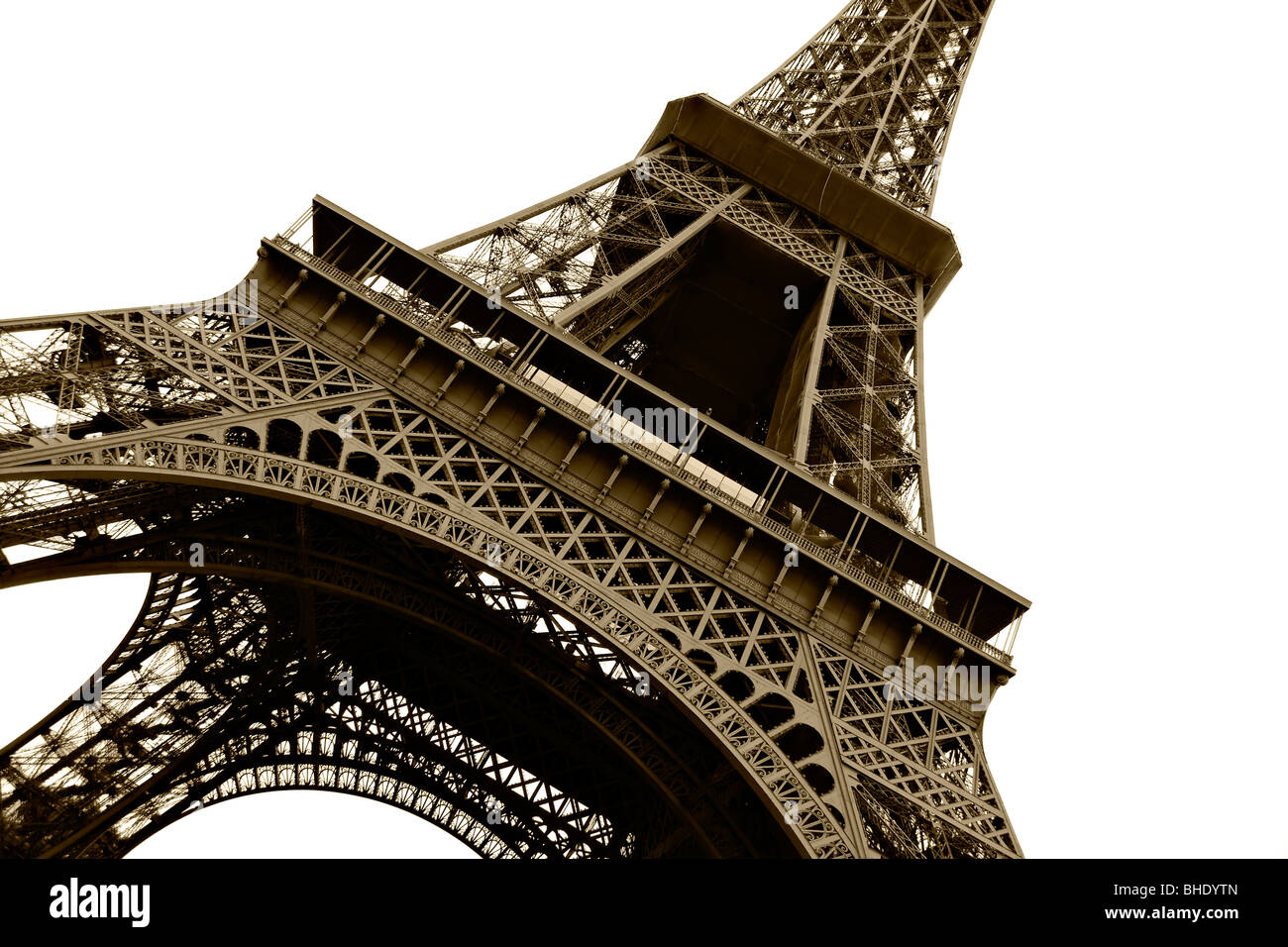 Structure eiffel tower paris france landmark frame hi-res stock ...