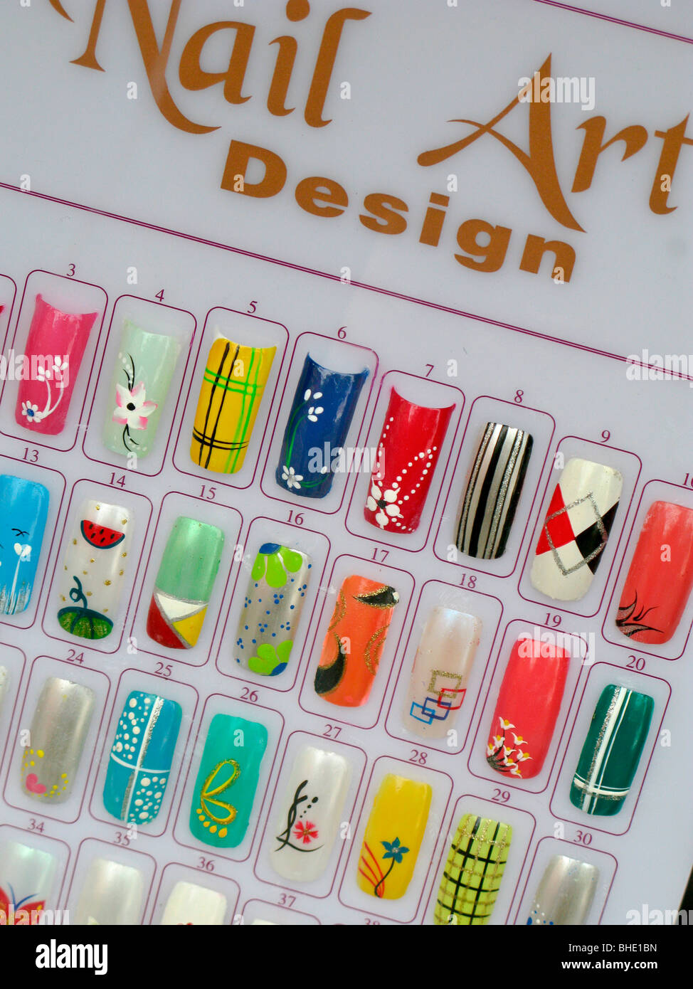 Decorated fingernails hi-res stock photography and images - Alamy