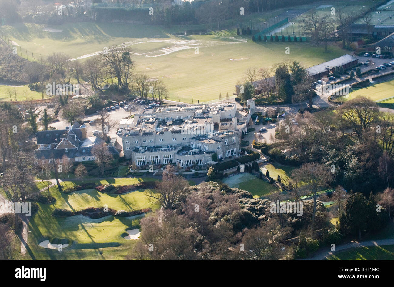 Aerial view of Wentworth Golf Club Stock Photo - Alamy