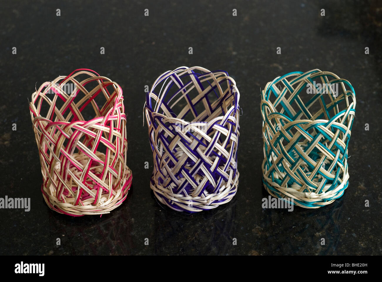 Palm leaf handicraft thing famous in Manappad near Tiruchendur ; Tamil ...