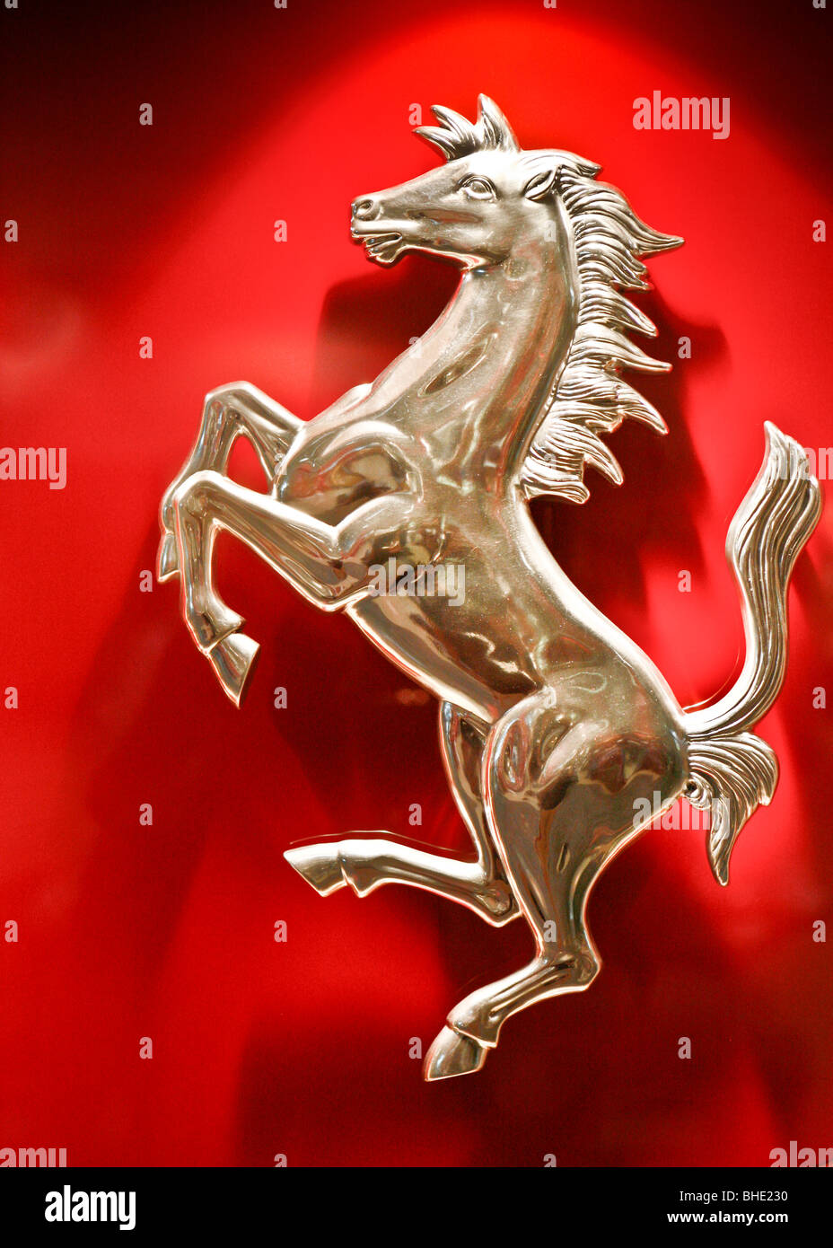 the ferrari logo Stock Photo - Alamy