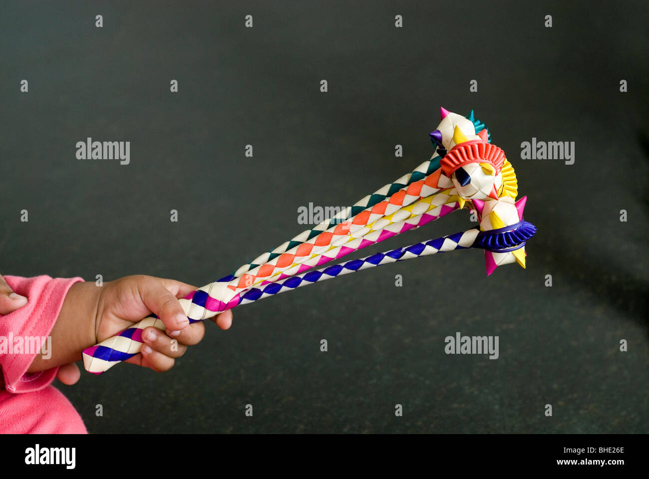 Palm leaf handicraft thing famous in Manappad near Tiruchendur ; Tamil ...