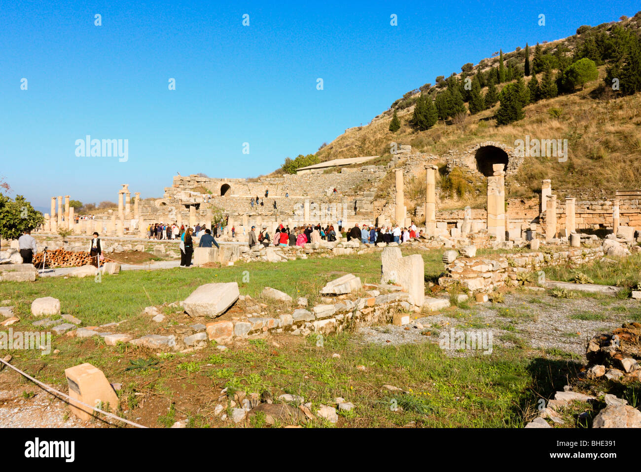 Temple Ruins in Ephesus, Turkey Stock Photo - Alamy
