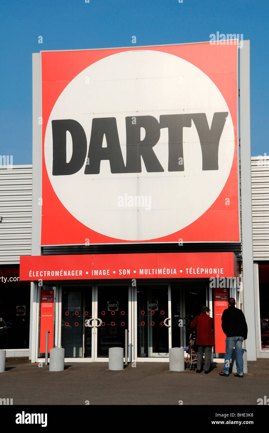 Domestic electrical appliances retail distributor "Darty Stock Photo ...