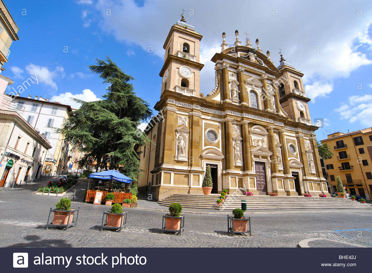 Cathedral San Pietro Apostolo Frascati High Resolution Stock ...