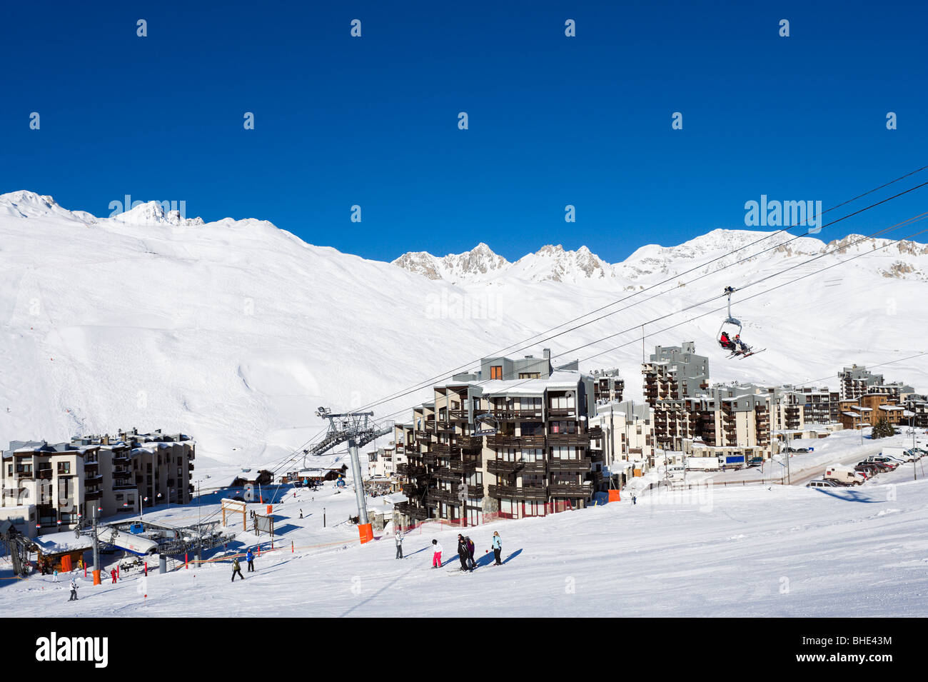 Ski lift at tignes ski resort hi-res stock photography and images - Alamy