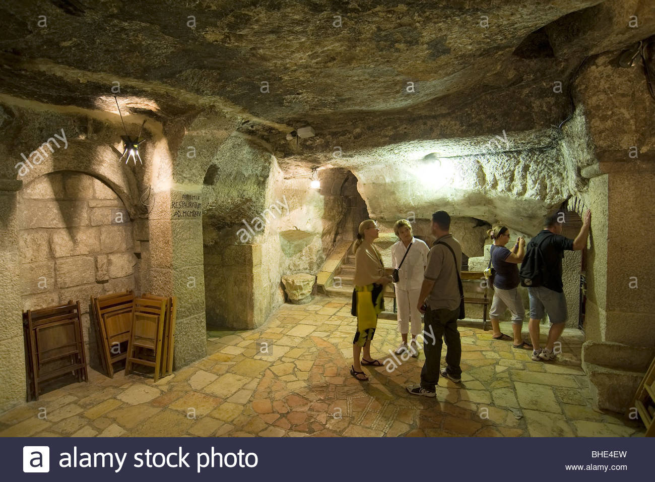 Church Of Nativity Grotto Stock Photos & Church Of Nativity Grotto ...