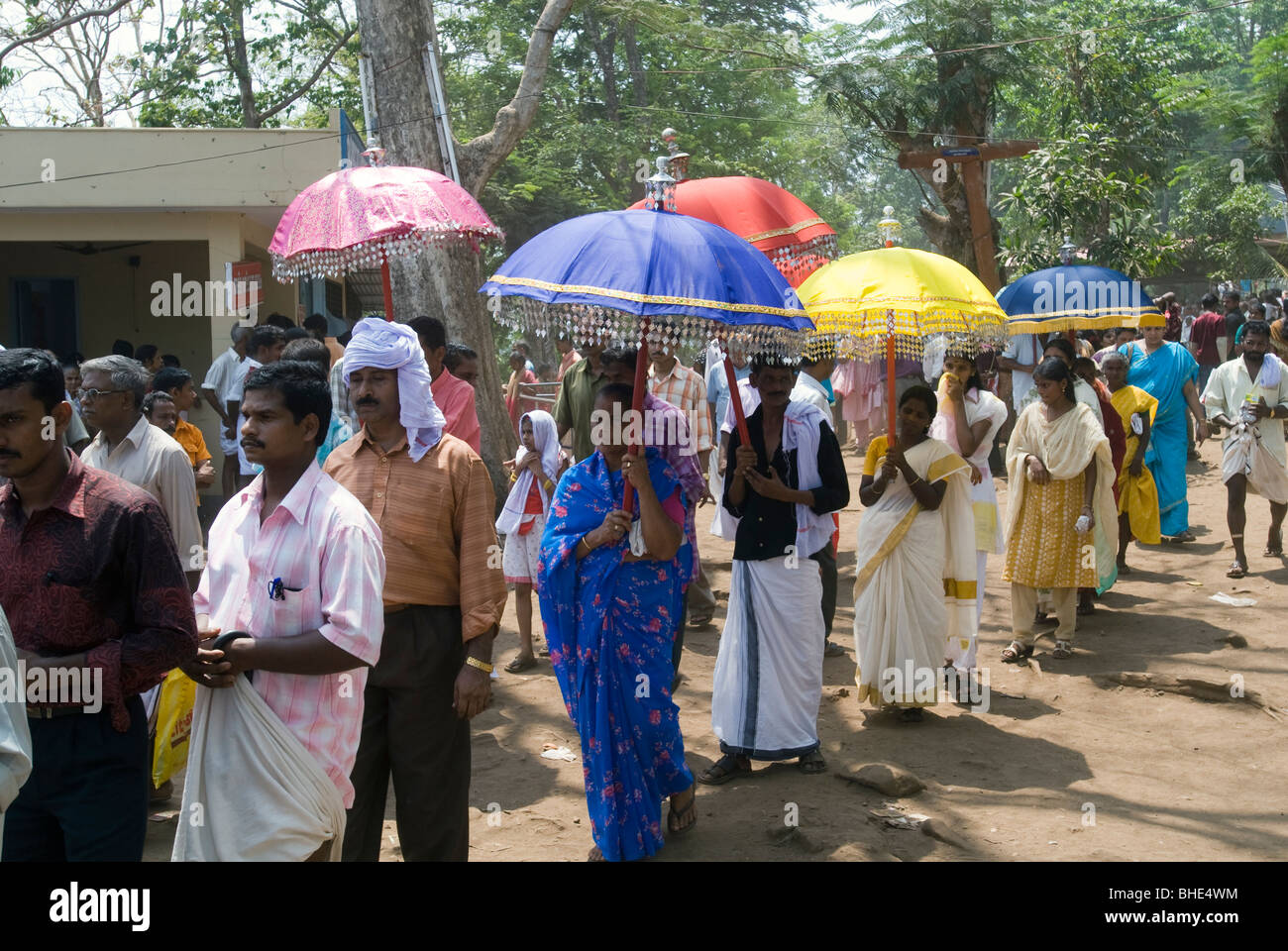 Procession ; annual Malayattur Kurussumudi Perunal festival of Saint ...