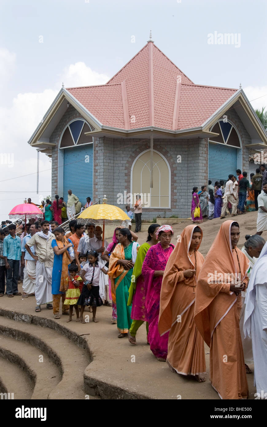 Procession ; annual Malayattur Kurussumudi Perunal festival of Saint ...