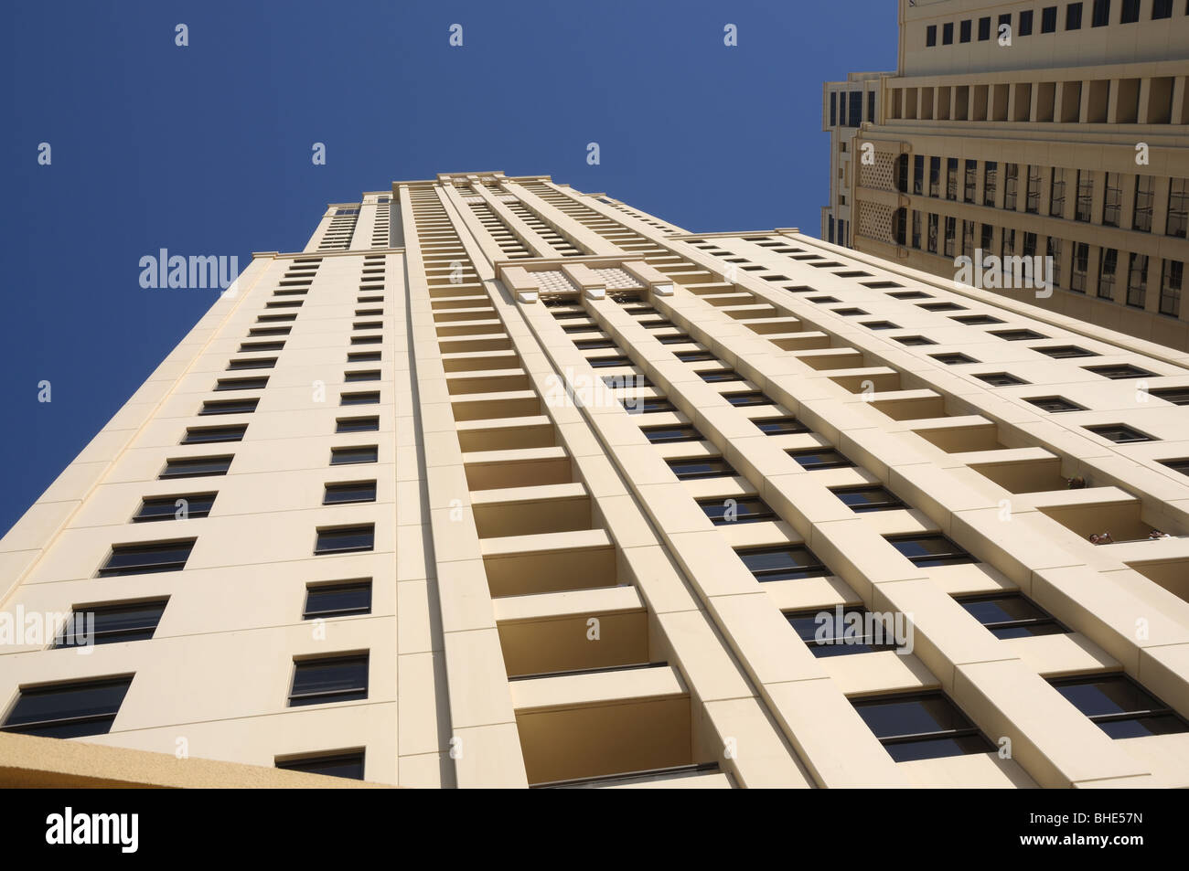 Modern highrise apartment building Stock Photo - Alamy