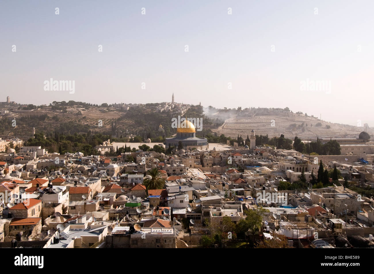 Dome of the Rock. Muslim holy site located on the Temple Mount in the ...