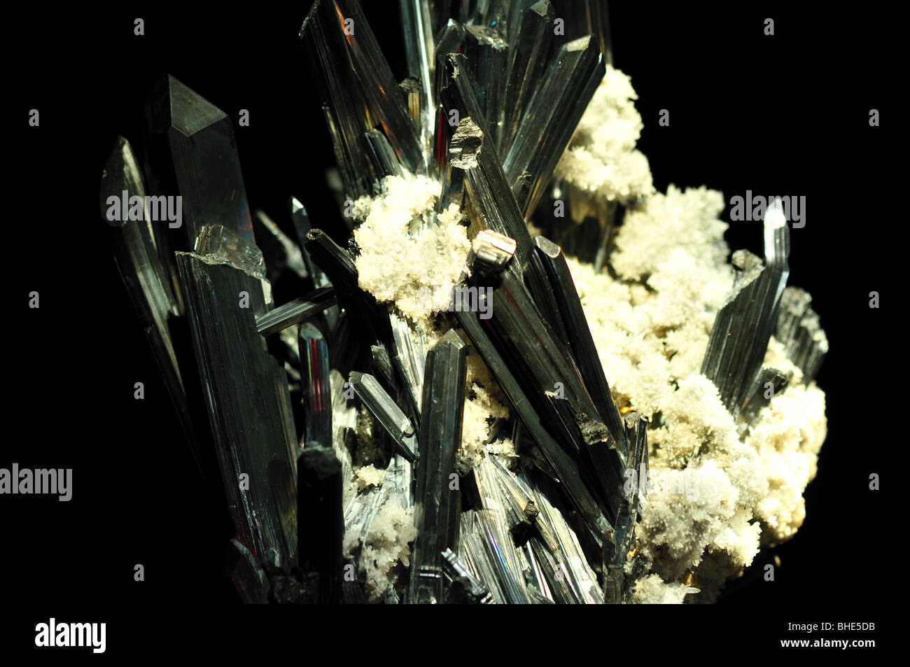 Stibnite crystals hi-res stock photography and images - Alamy