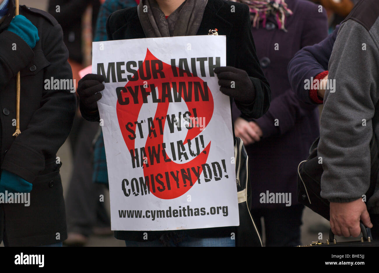 Welsh Nationalist Protest High Resolution Stock Photography and Images ...