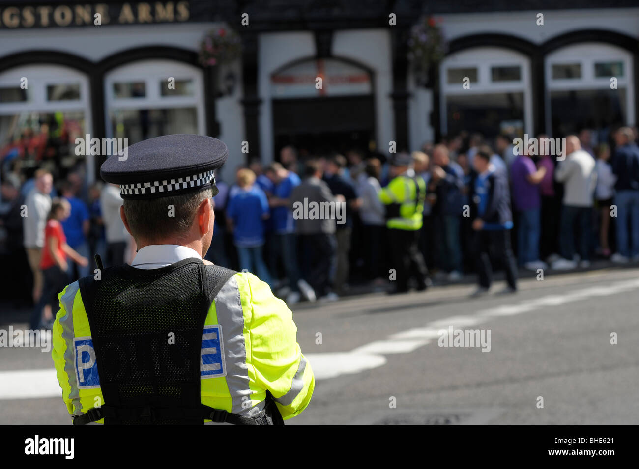 Football Fans Police High Resolution Stock Photography and Images - Alamy