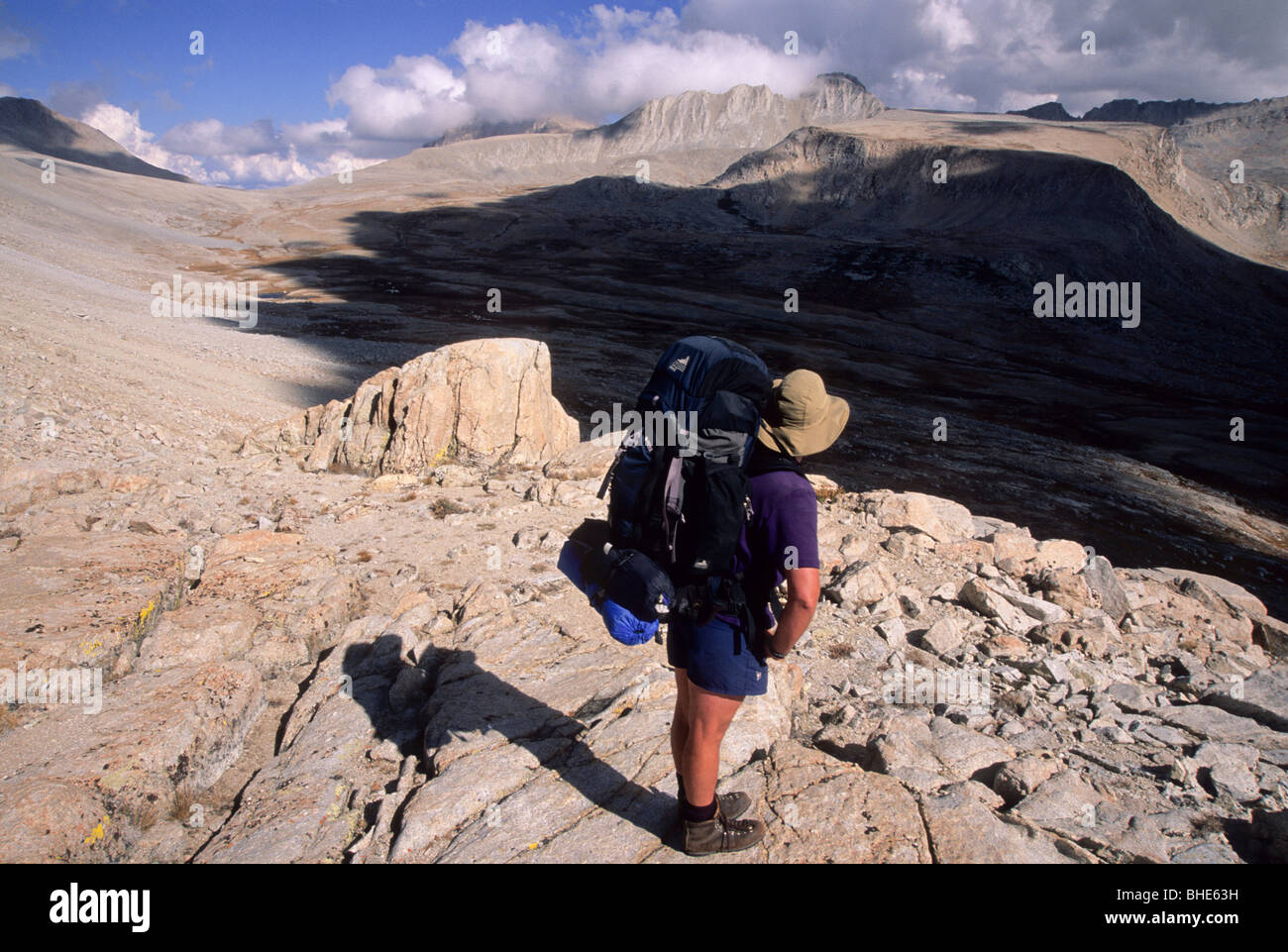 Man looking at view Stock Photo - Alamy